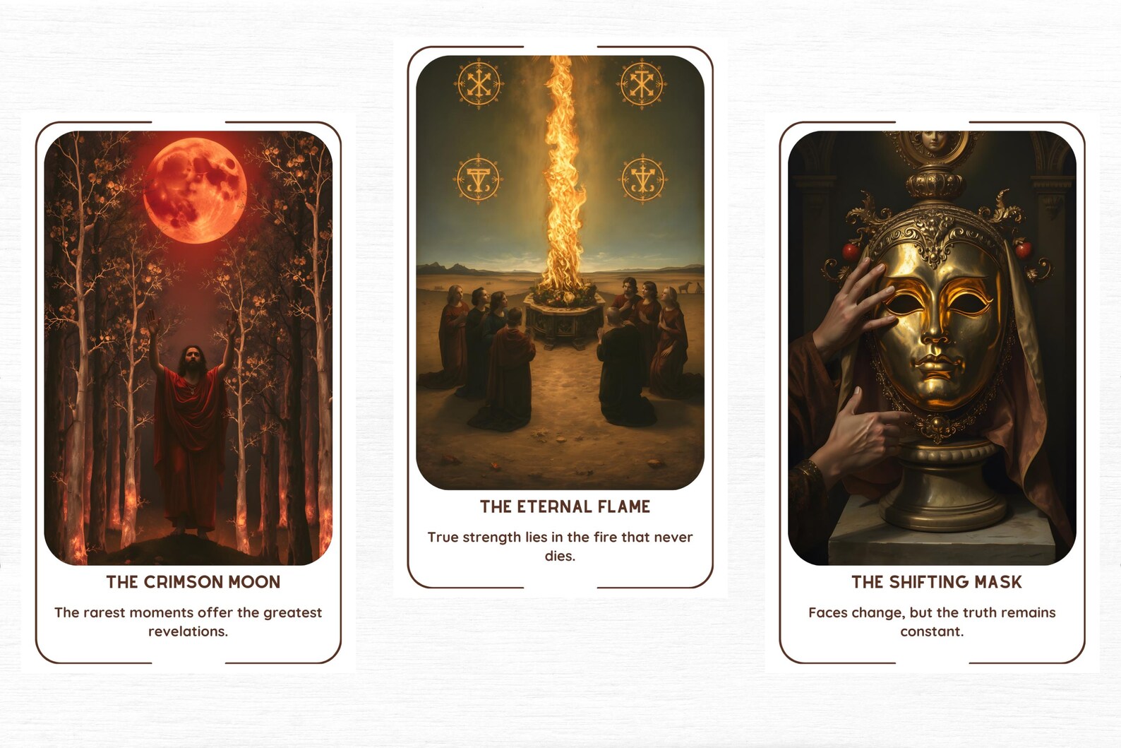 Occult Oracle Card Deck | 78 Mystical Cards for Intuitive Readings ...