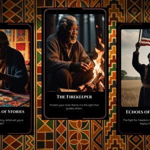 Black Ancestral Oracle Deck | Embark on a Sacred Journey of Ancestral ...