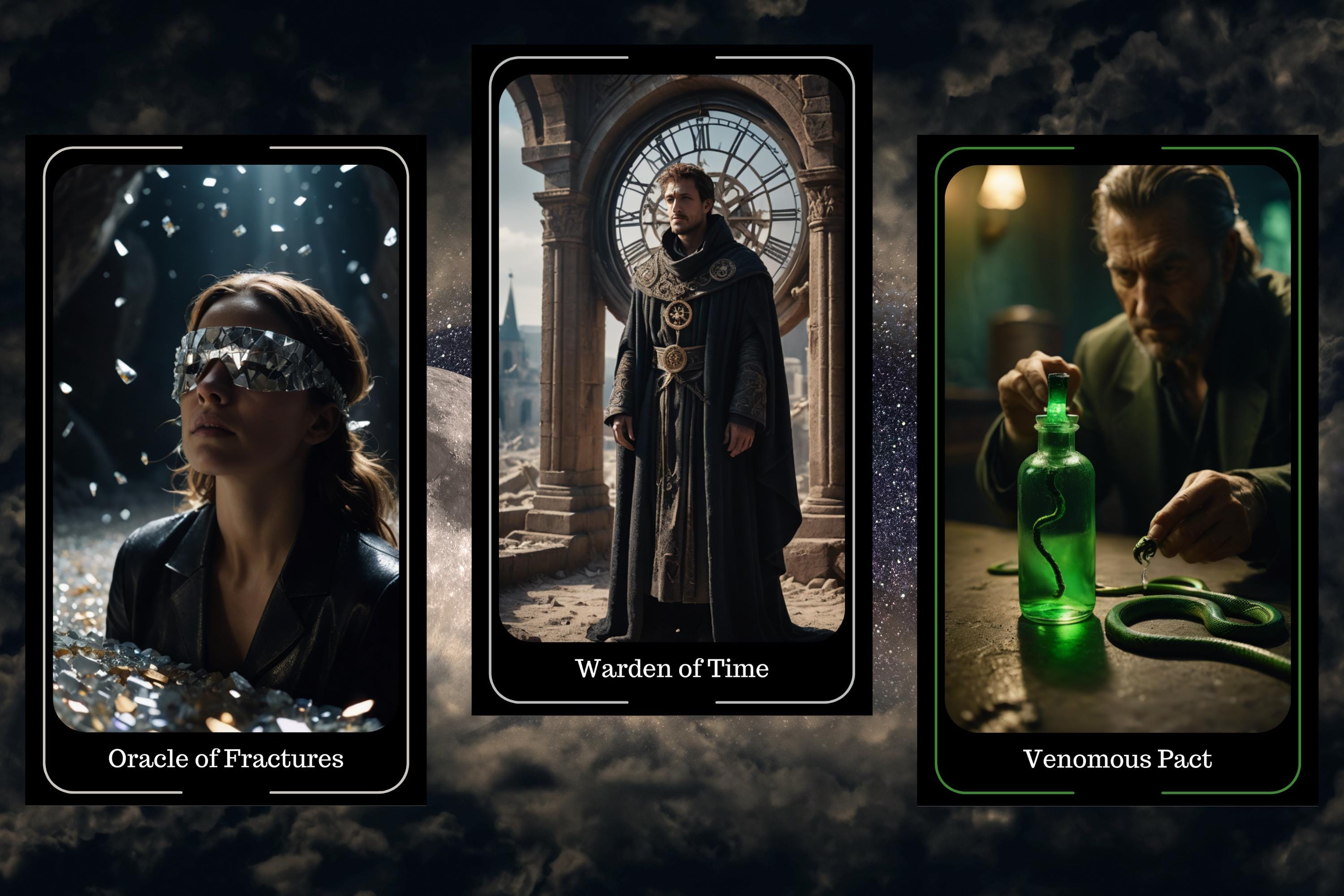 Mystic Shadows Oracle Deck | Unveil Mysteries & Hidden Truths - Etsy