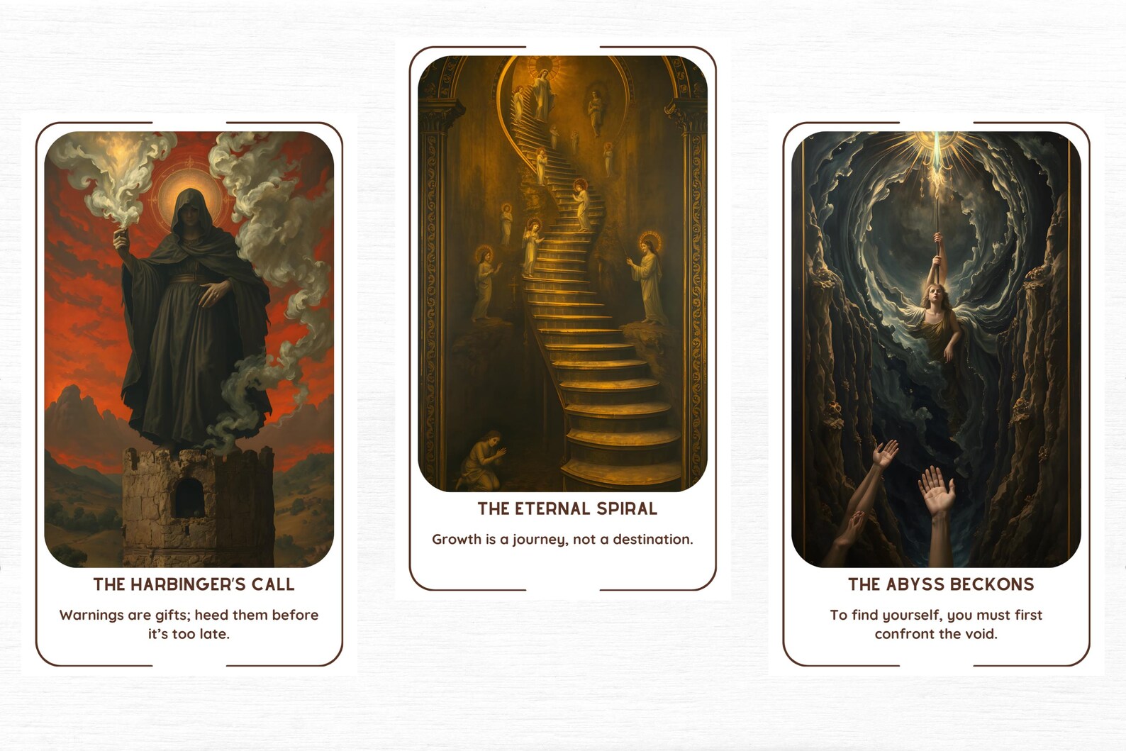 Occult Oracle Card Deck | 78 Mystical Cards for Intuitive Readings ...