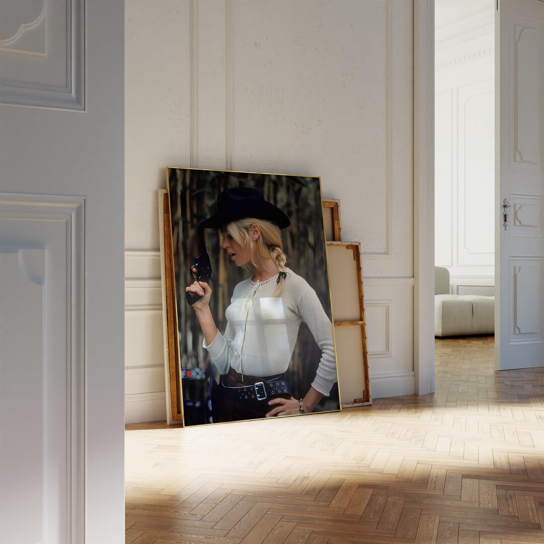 Brigitte Bardot Poster Cowgirl Wall Art Hollywood Poster Fashion Wall ...