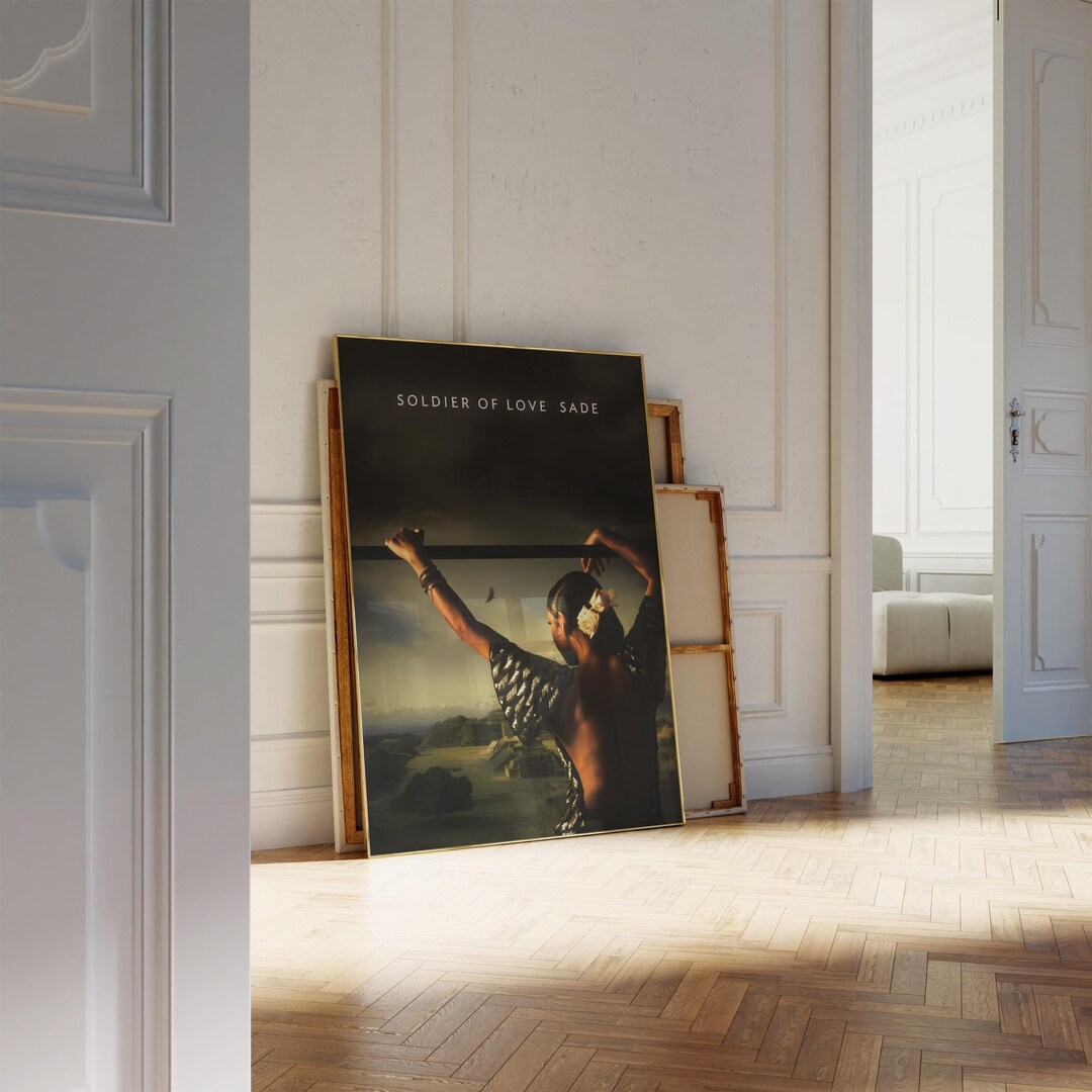 Sade Poster Soldier of Love Poster Photography Print Fashion Wall Art ...