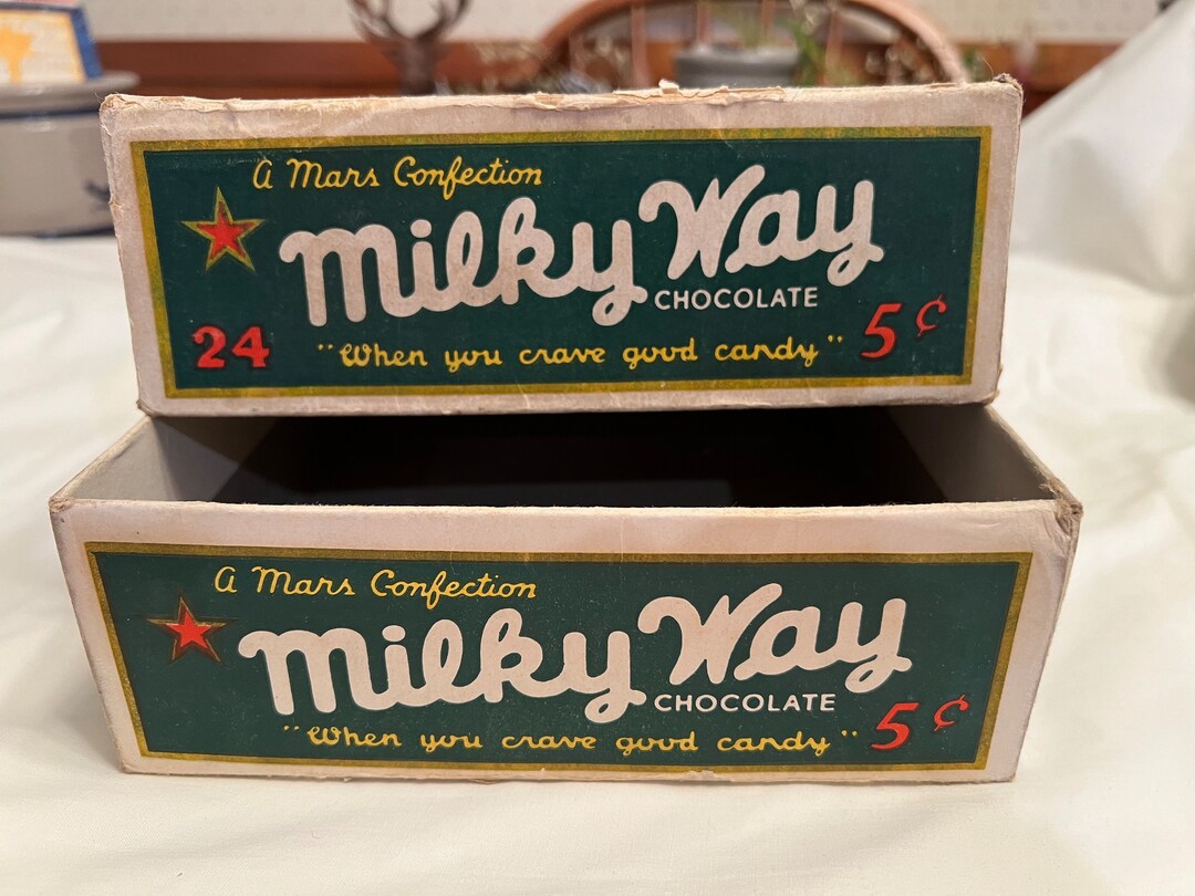 Mars Milky Way Chocolate Bar Box Used Condition - Etsy