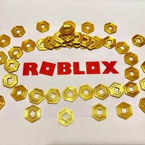 3D Printed Roblox Robux Coins: Video Game Party Favors - Etsy