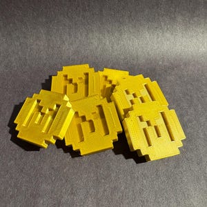 Minecraft Minecoin Replica Coins | 3D Printed Plastic | Kids Gifts ...
