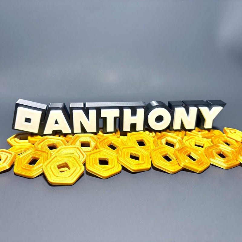Roblox Name Plate - Etsy
