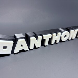 Roblox Custom Name Sign | Gamer Room Decor | Freestanding Name Sign ...
