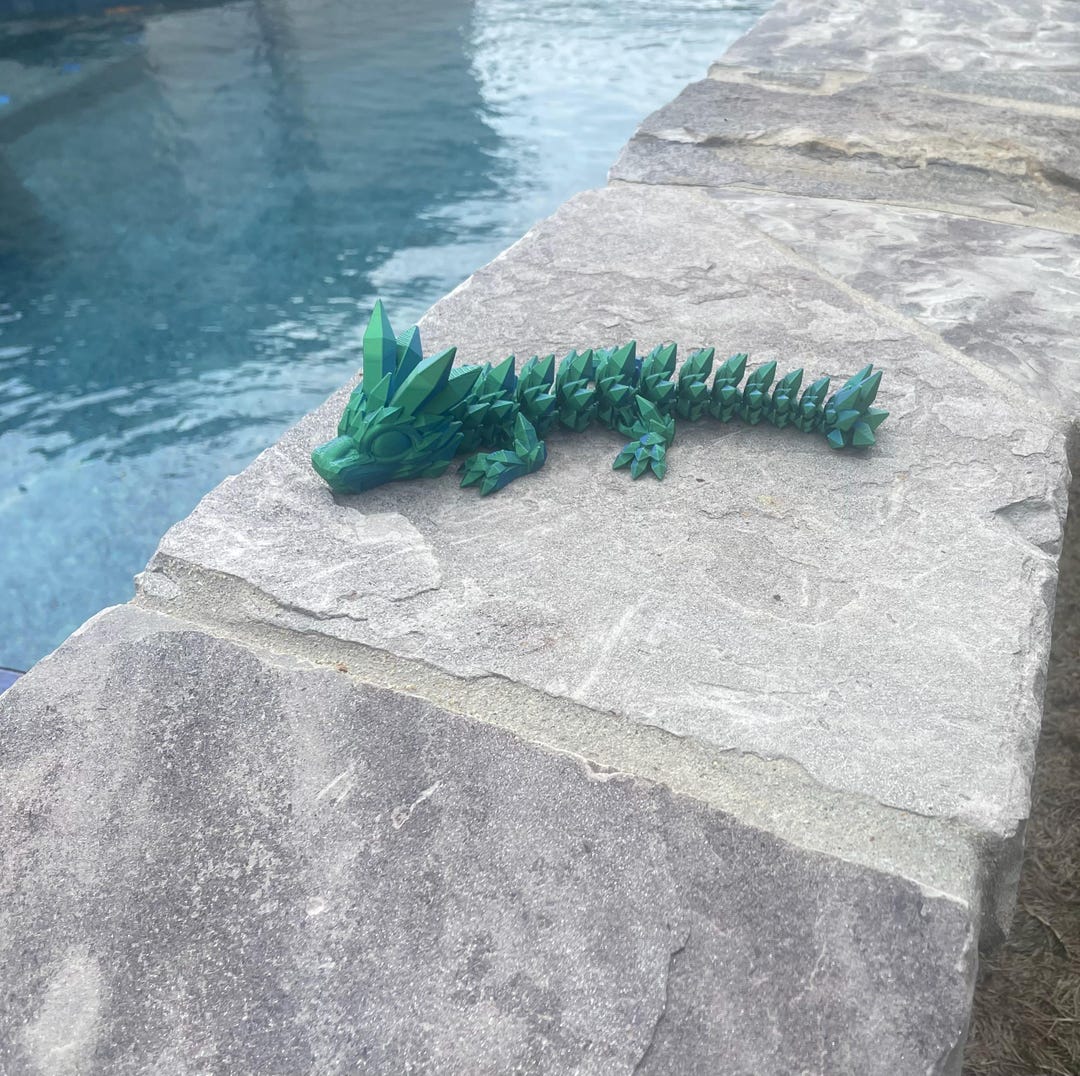 Dragon Lover Gift, Dragon Collectible Figure, Articulated Dragon 3D ...