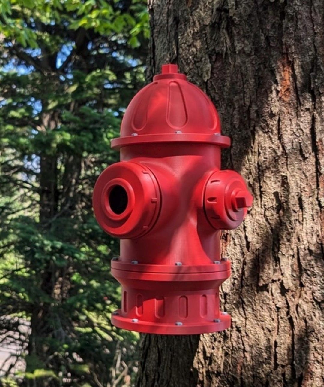 Fire Hydrant Birdhouse - Birdhouse - Red Birdhouse - Bird House ...