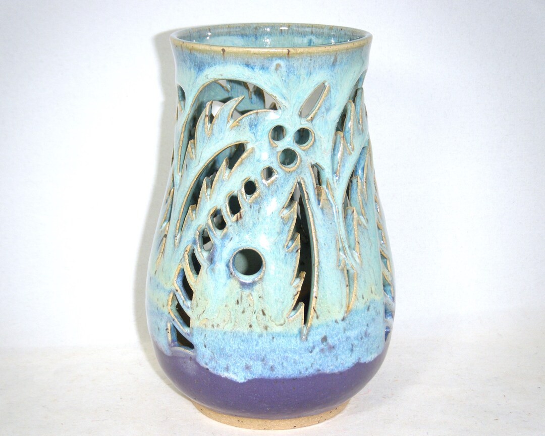 Palm Tree Candle Sun Luminary Beach Candle Holder Coconut - Etsy