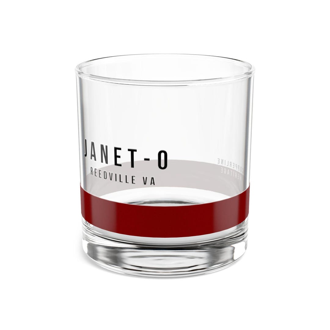 Janet-o Northern Neck Deadrise Rocks Glass, 10oz Chesapeake Bay ...