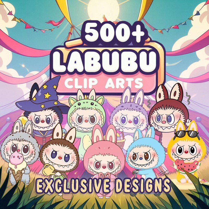Labubu Png Transparent - Etsy
