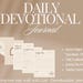 Printable Daily Devotional Journal| Printable Template| Christian ...