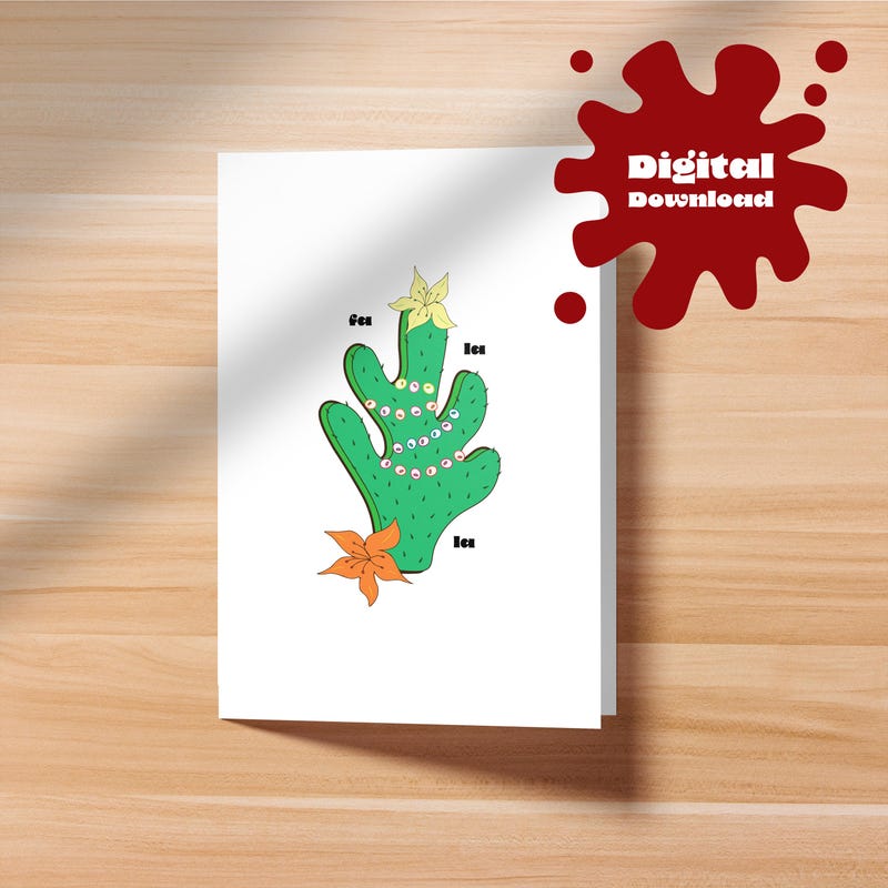 Cactus Greeting Card - Etsy