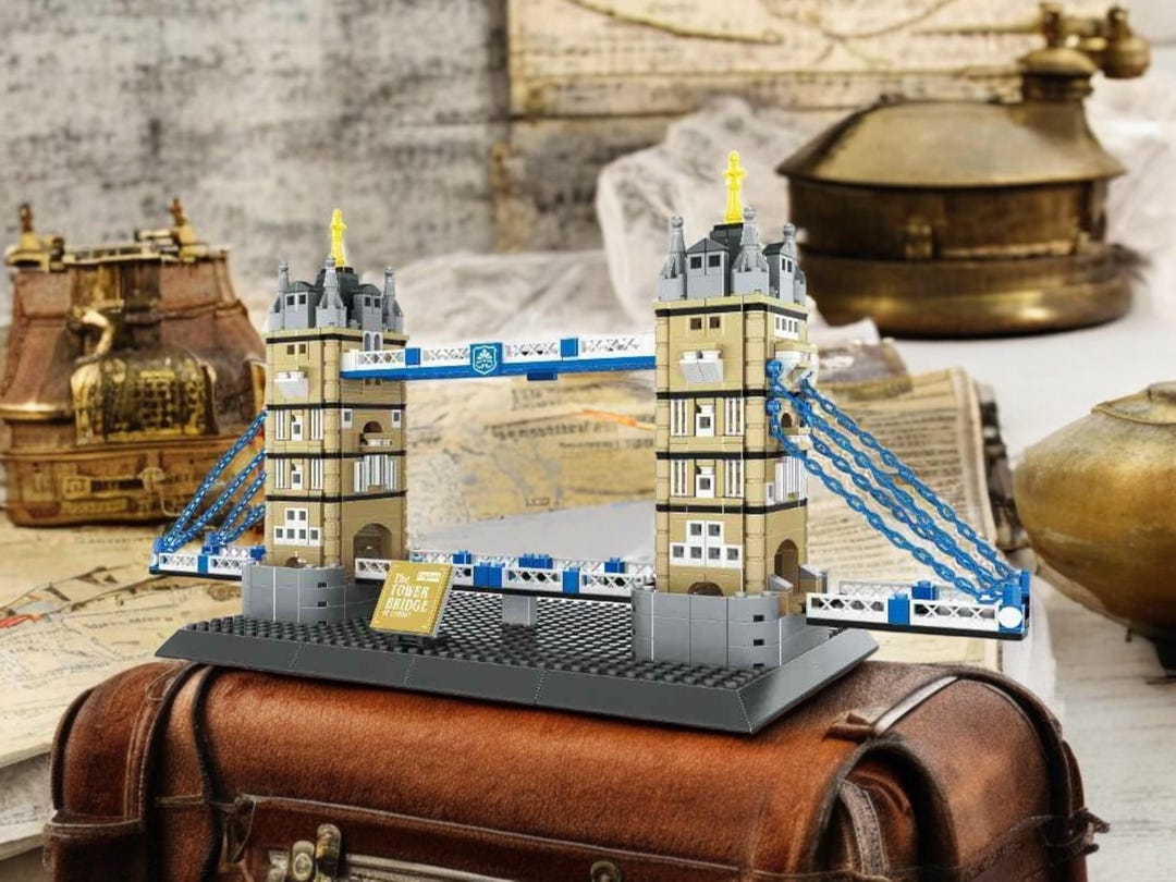 Creative London Tower Bridge Building Set Modern Architecture Brick ...