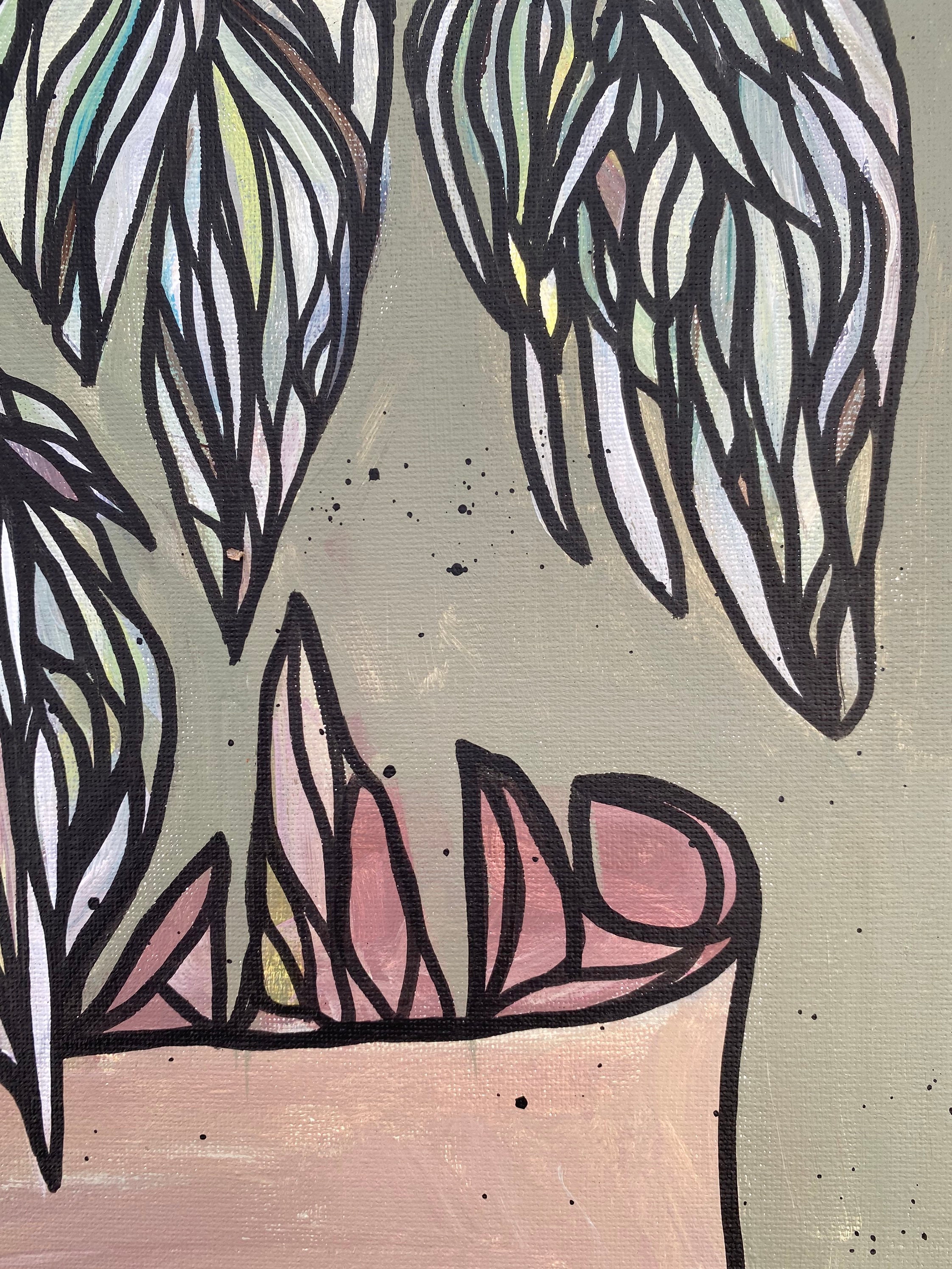 Plant Art Plant Painting Abstract Houseplant Art Botanical - Etsy UK