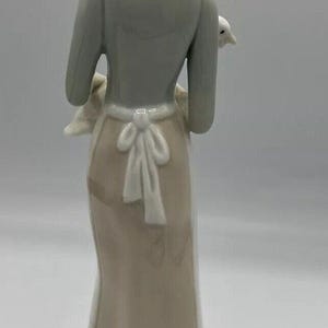 Vintage Simson Lady Holding Geese Goose in a Ceramic Figurine - Etsy