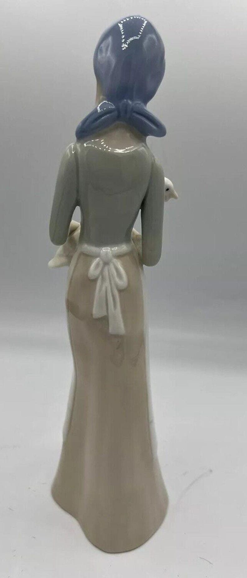 Vintage Simson Lady Holding Geese Goose in a Ceramic Figurine - Etsy