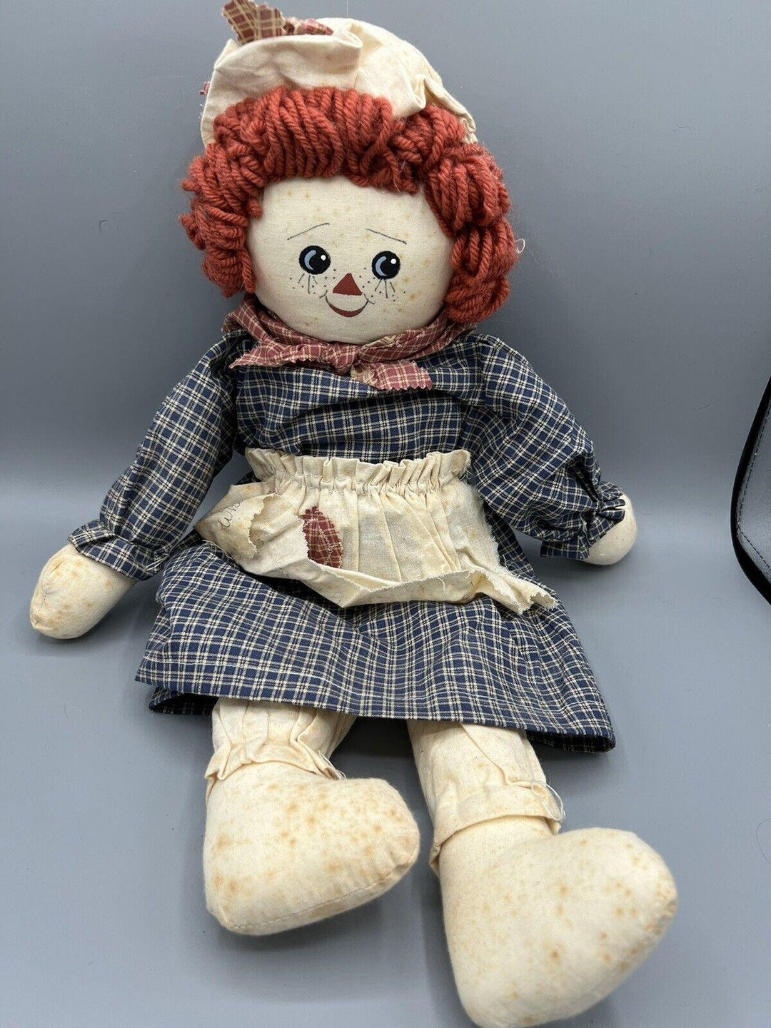 RAGGEDY ANN 16" Plush Stuffed Signed Higby 91 - Etsy