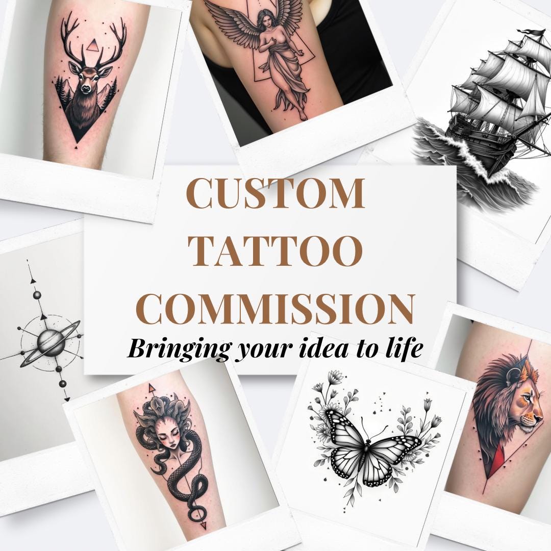 Custom Digital Tattoo Design, Personalized Tattoo, Design Your Own ...