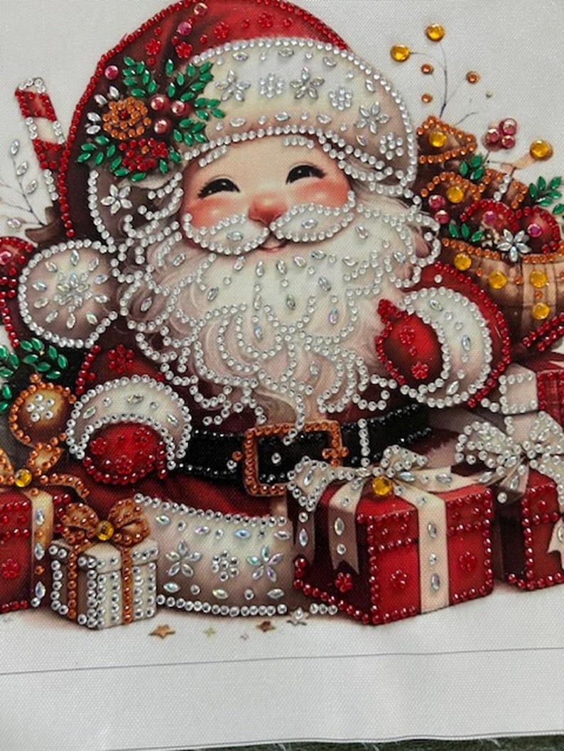 Santa Wall Decor-diamond Painting - Etsy