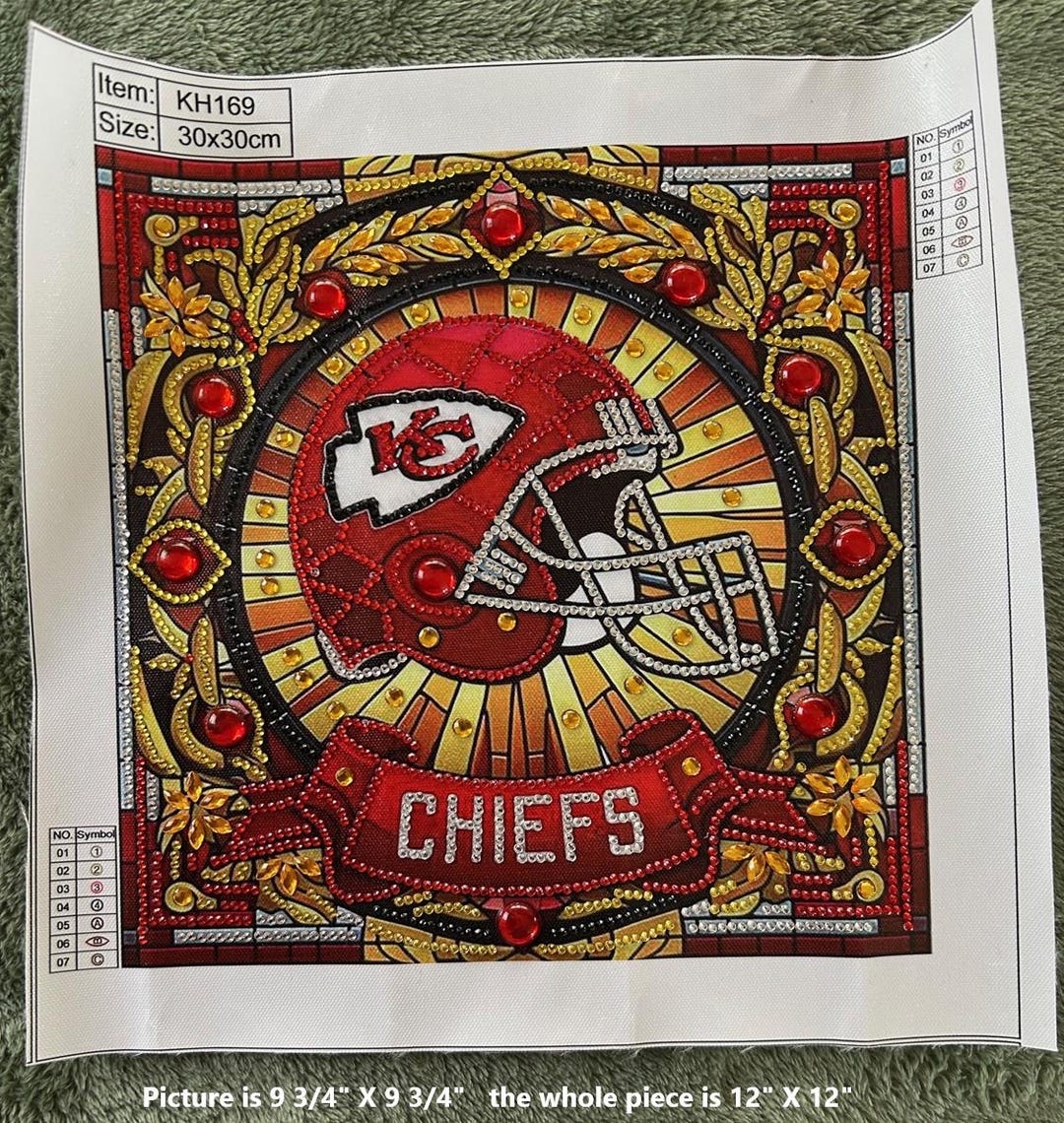 Kansas City Chiefs Wall Decor-diamond Painting - Etsy