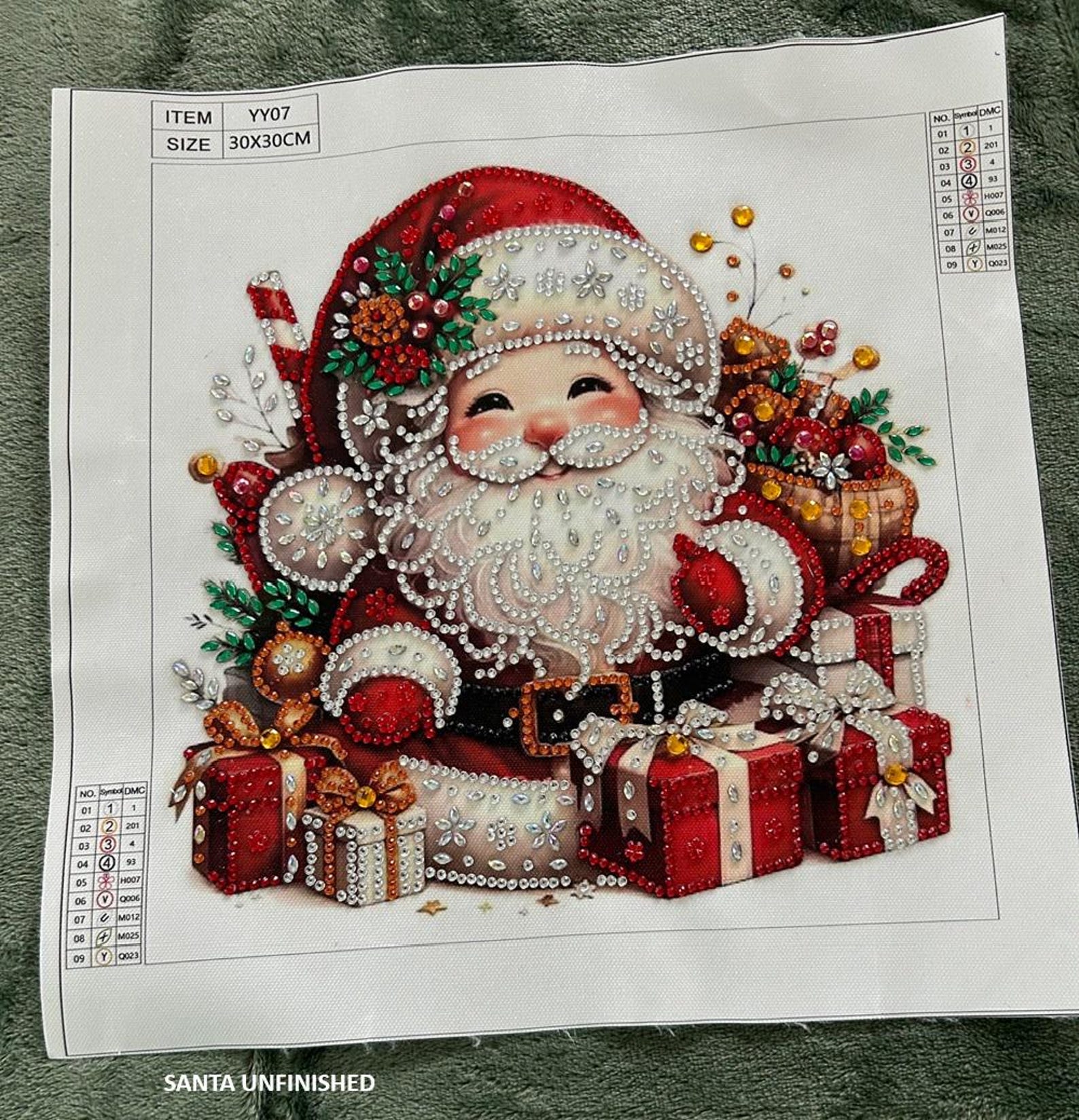 Santa Wall Decor-diamond Painting - Etsy