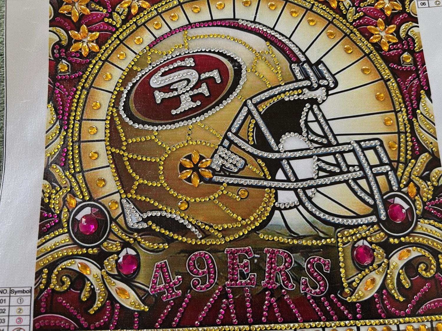 San Francisco 49ers Wall Decor-diamond Painting - Etsy