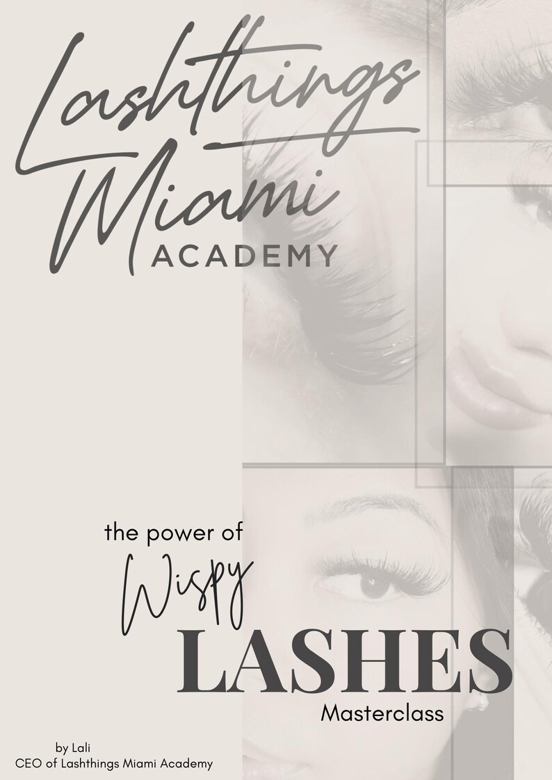 The Power of Wispy Lashes Masterclass - Etsy