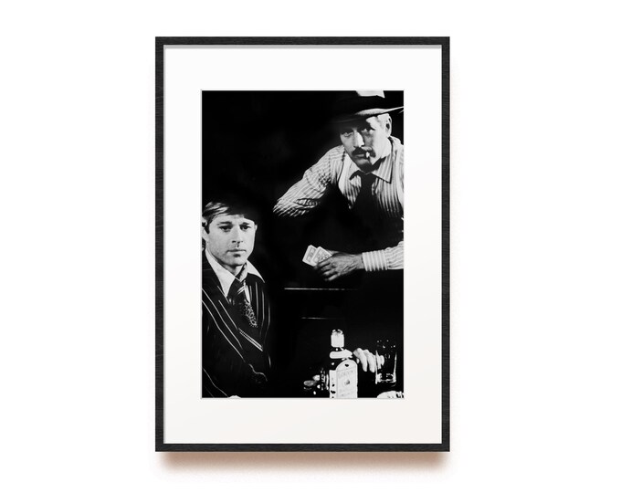 Rare Hollywood Western Film Portrait Art- Robert Redford, Paul Newman ...