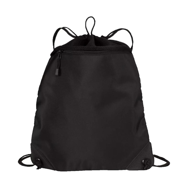 Cinch Pack With Mesh Trim-backpack-beach Bag-string Bag-sports Bag ...