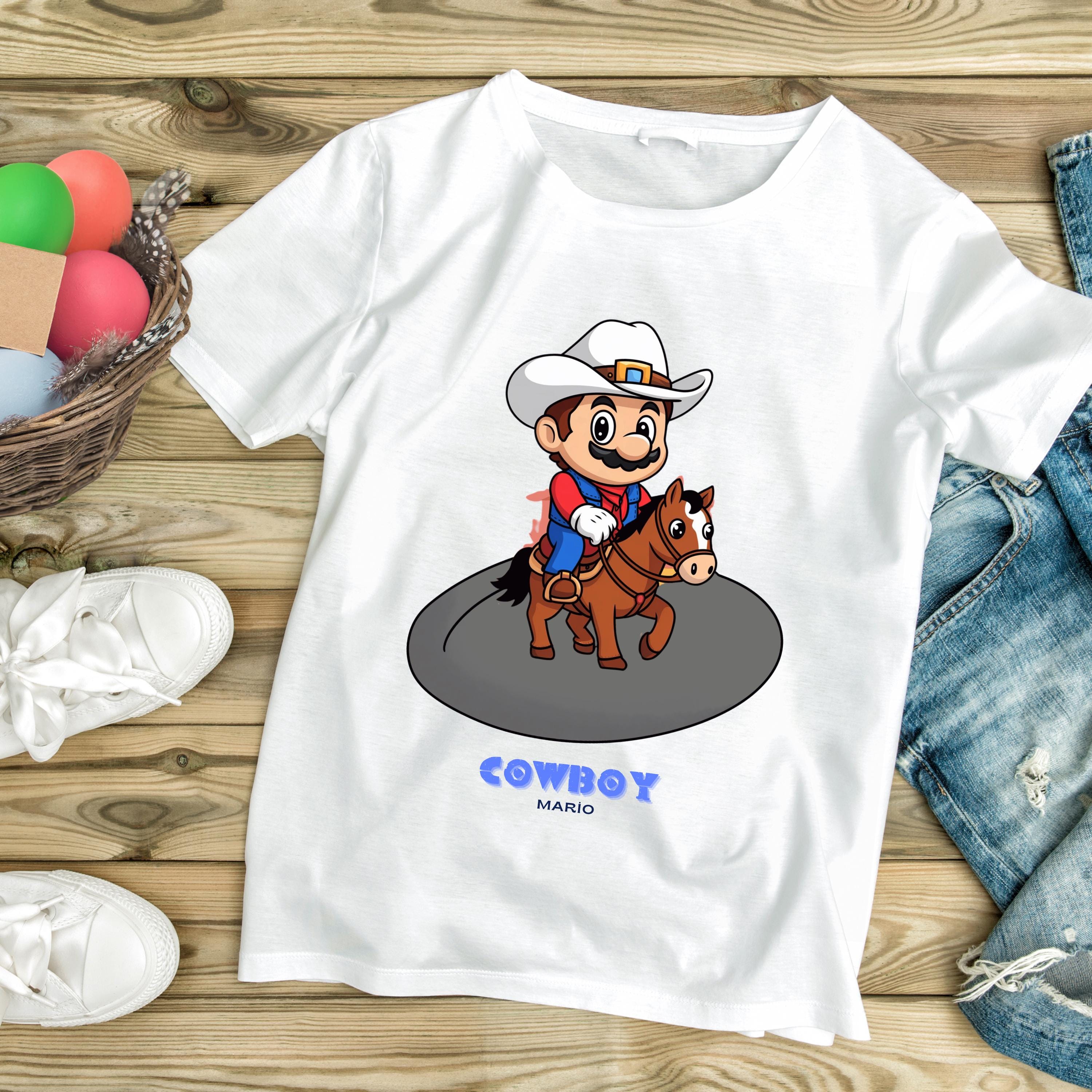 Super Mario Cowboy,svg and Png,svg Cut File,super Mario Png,super Mario ...