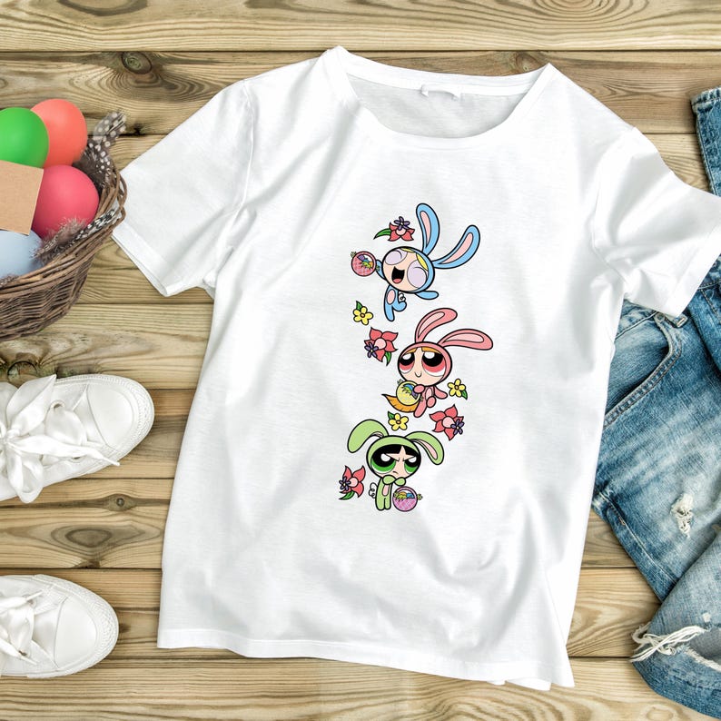 Powerpuff Girls Easter Png and Svg .powerpuff Girls Celebrate Easter ...