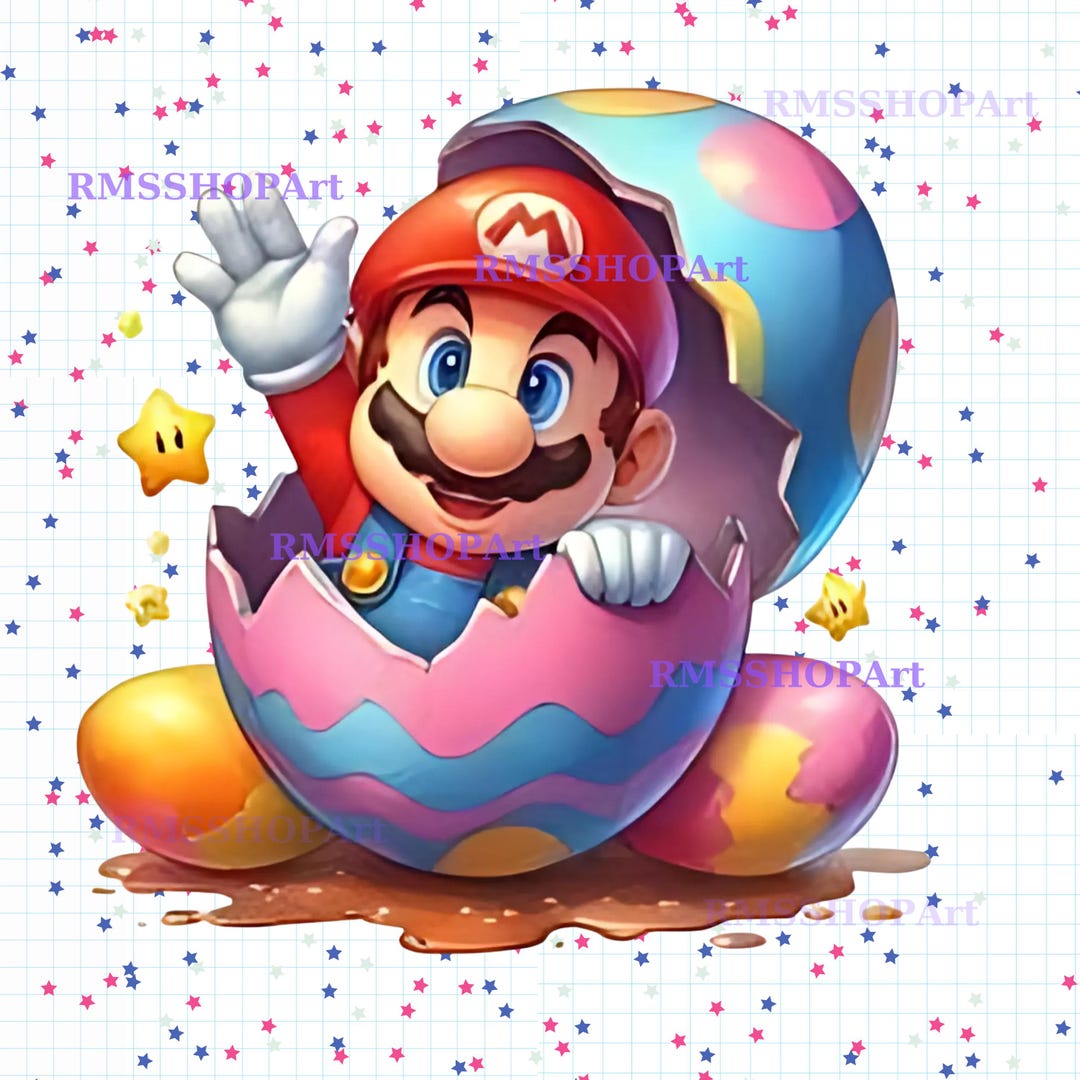 Super Mario Easter ,peach Princess,bundle,mario Bros Png,super Mario ...