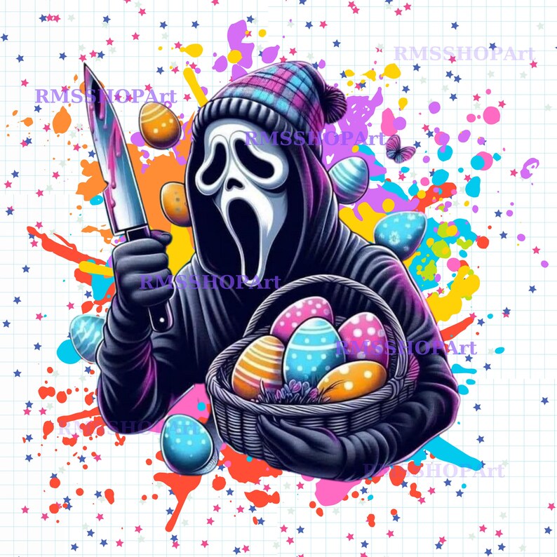 PNG AND Svg,killer Easter Png ,killer Easter Svg - Etsy