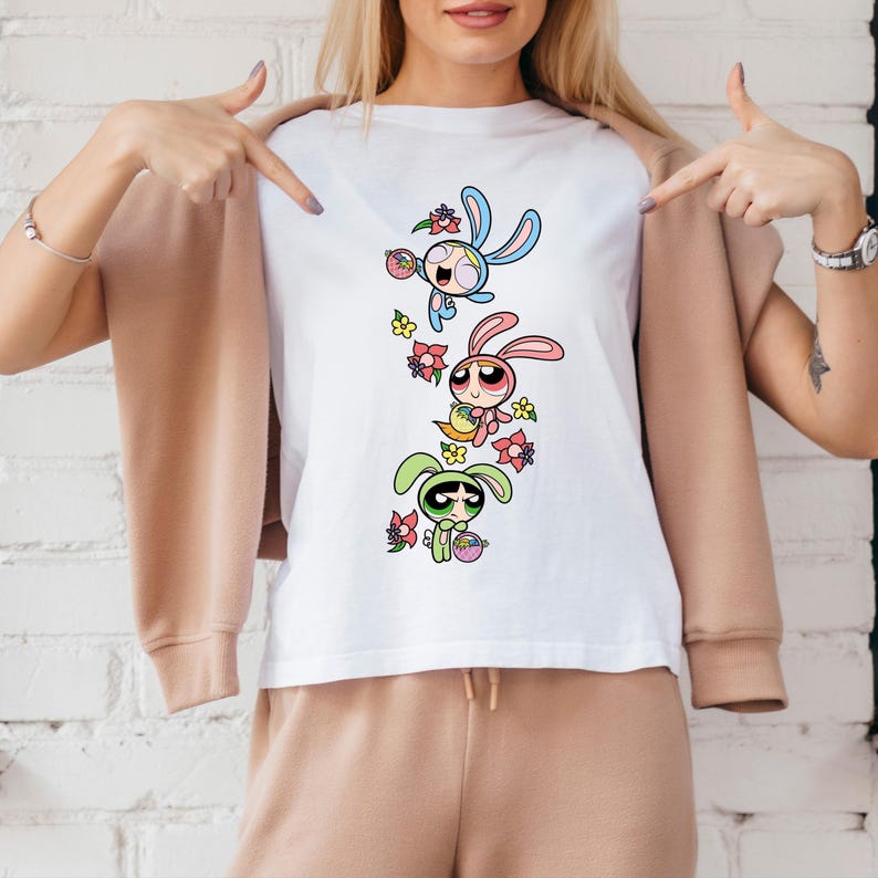 Powerpuff Girls Easter Png and Svg .powerpuff Girls Celebrate Easter ...