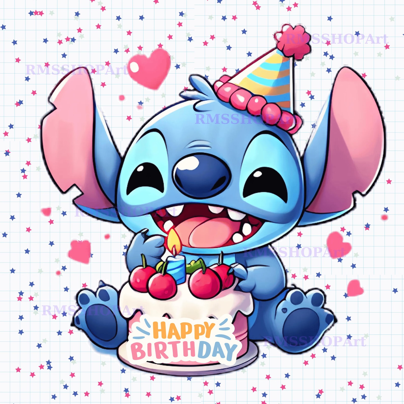 Happy Birthday Stitch PNG, Birthday Stitch SVG, Birthday Lilo and Stitch SVG, Cute Stitch Svg ...