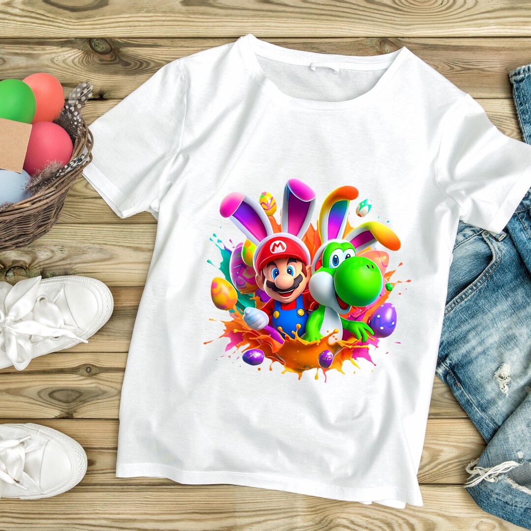 Super Mario Easter ,peach Princess,bundle,mario Bros Png,super Mario ...