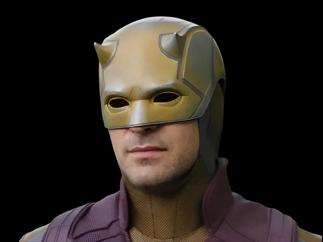 Yellow Mask Daredevil. Matt Murdock's Mask for Cosplay From the TV ...