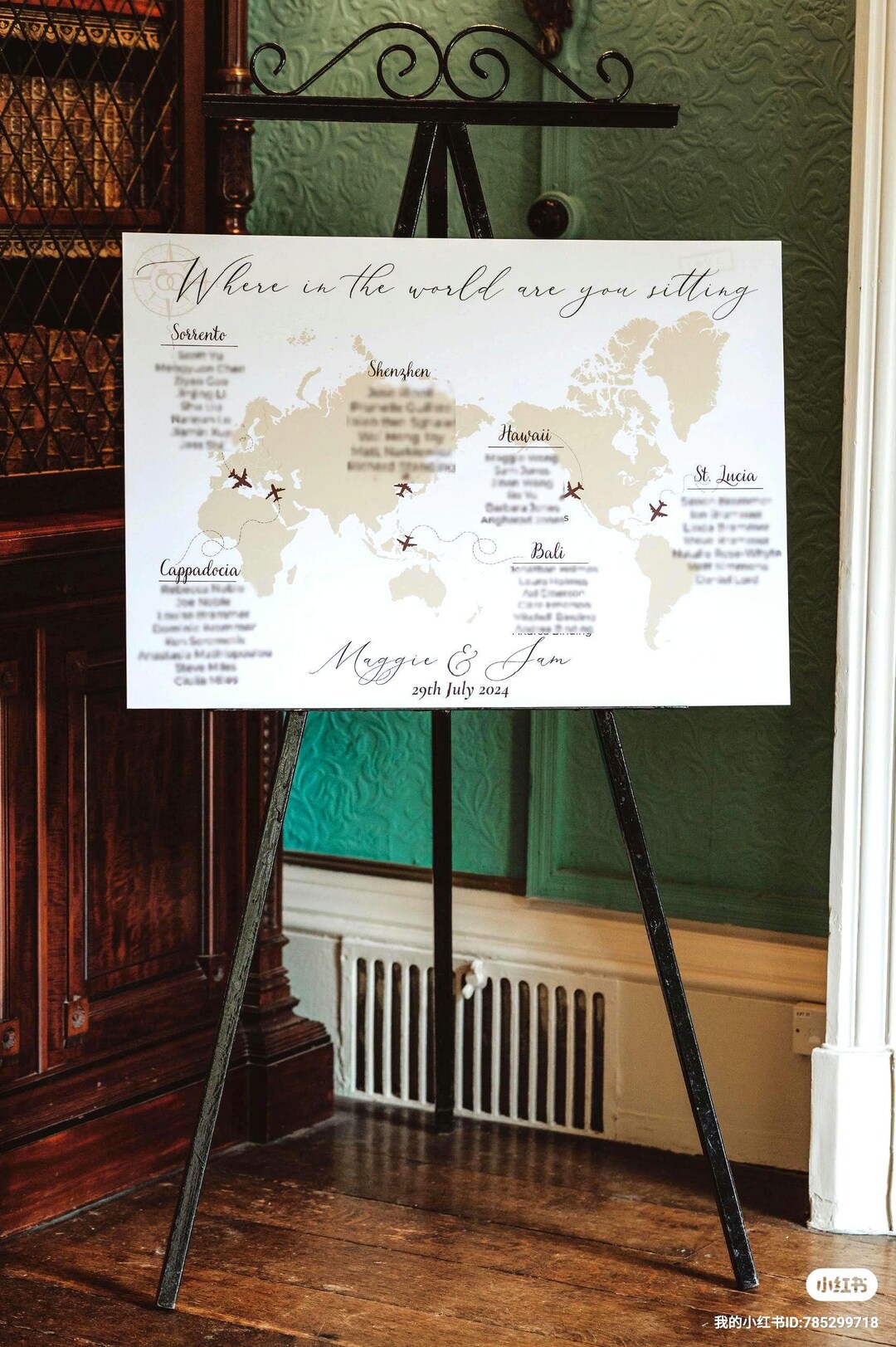 Wedding World Map Table Plan | Where in the World Are You Sitting ...