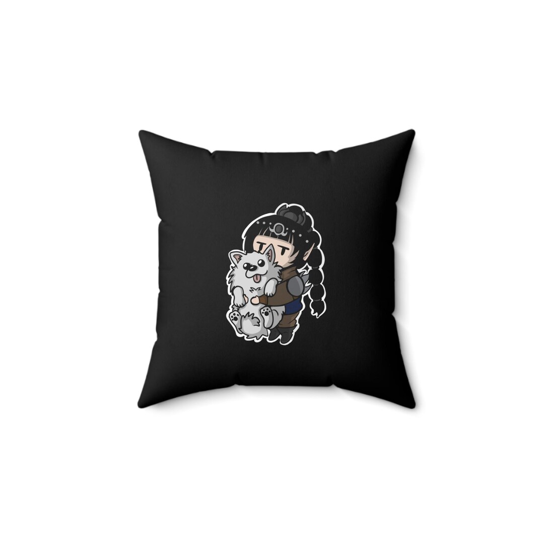 Double-sided Pillow Shadowheart With Owl Bear and Scratch Baldurs Gate ...