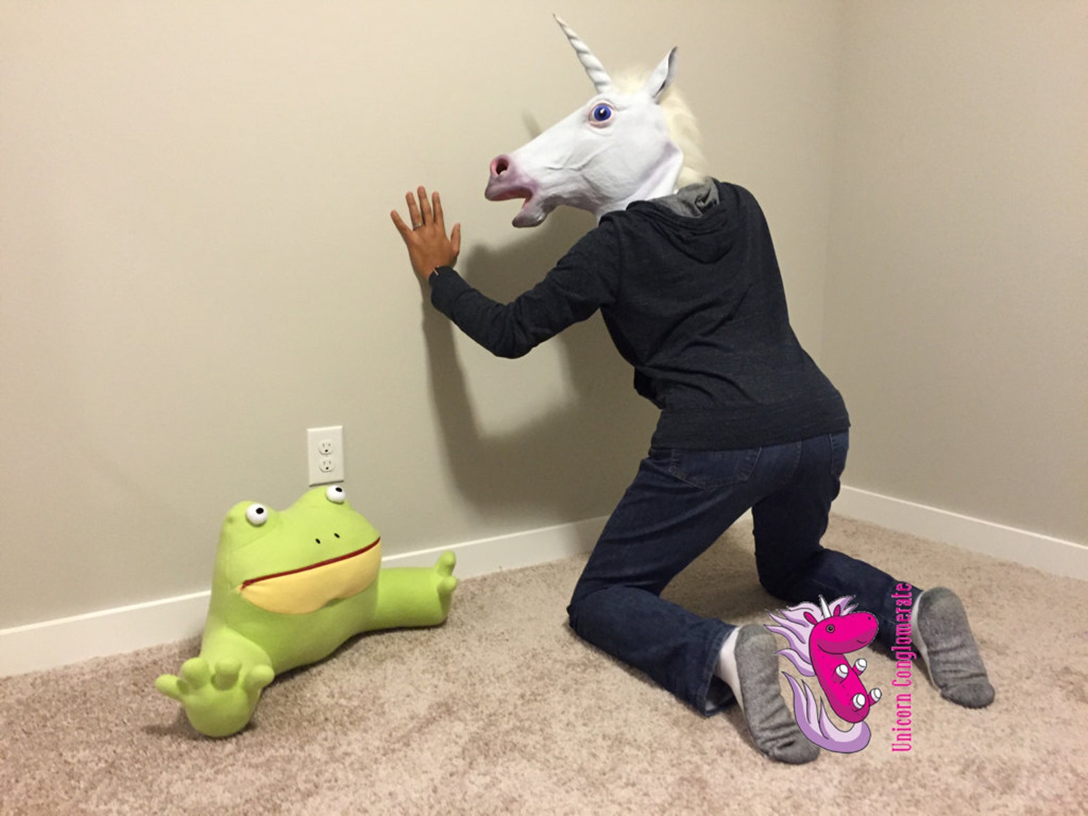 Get Out Frog Plush Pillow - Frogout Gamer Frog Internet Meme Goon ...