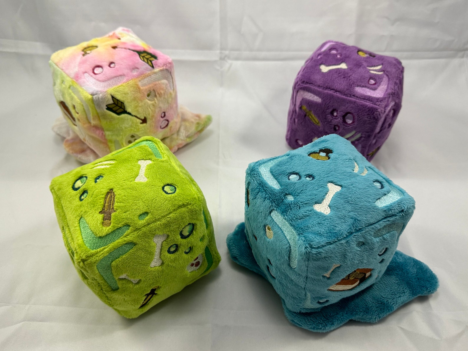 Gelatinous Cube Plush Embroidered Details RPG Dice Game Stuffed - Etsy