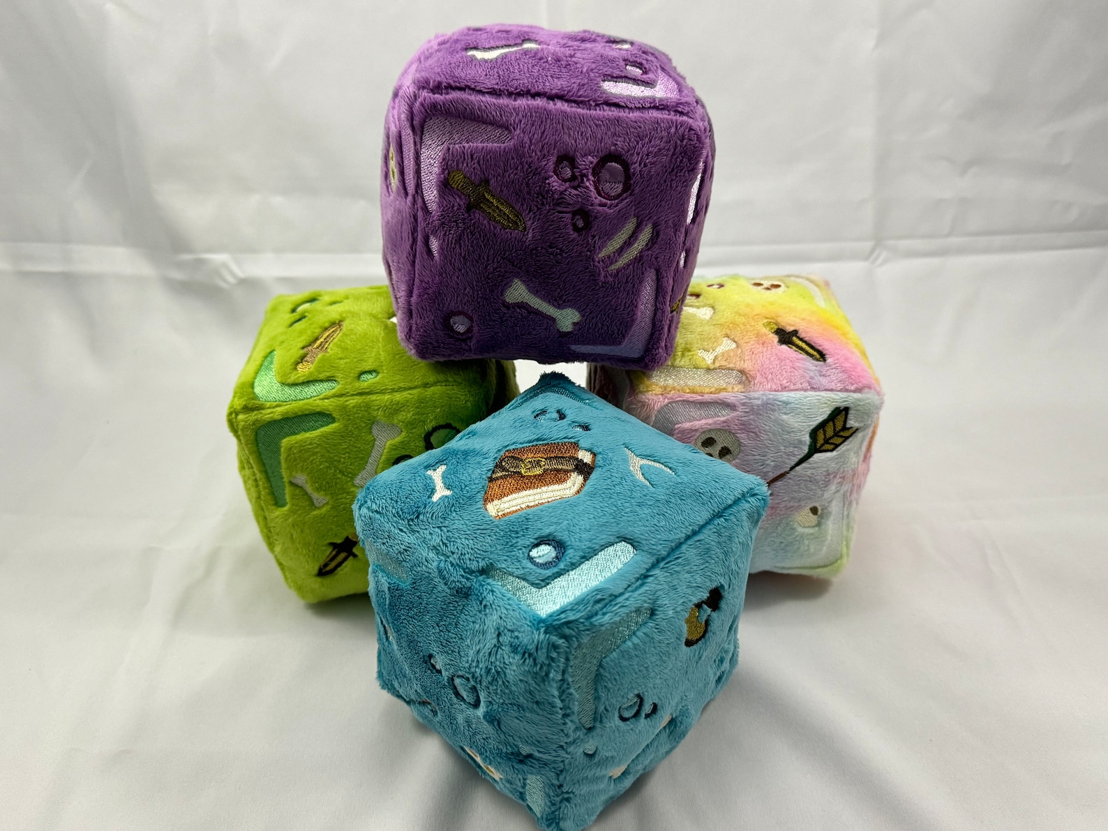 Gelatinous Cube Plush Embroidered Details RPG Dice Game Stuffed - Etsy