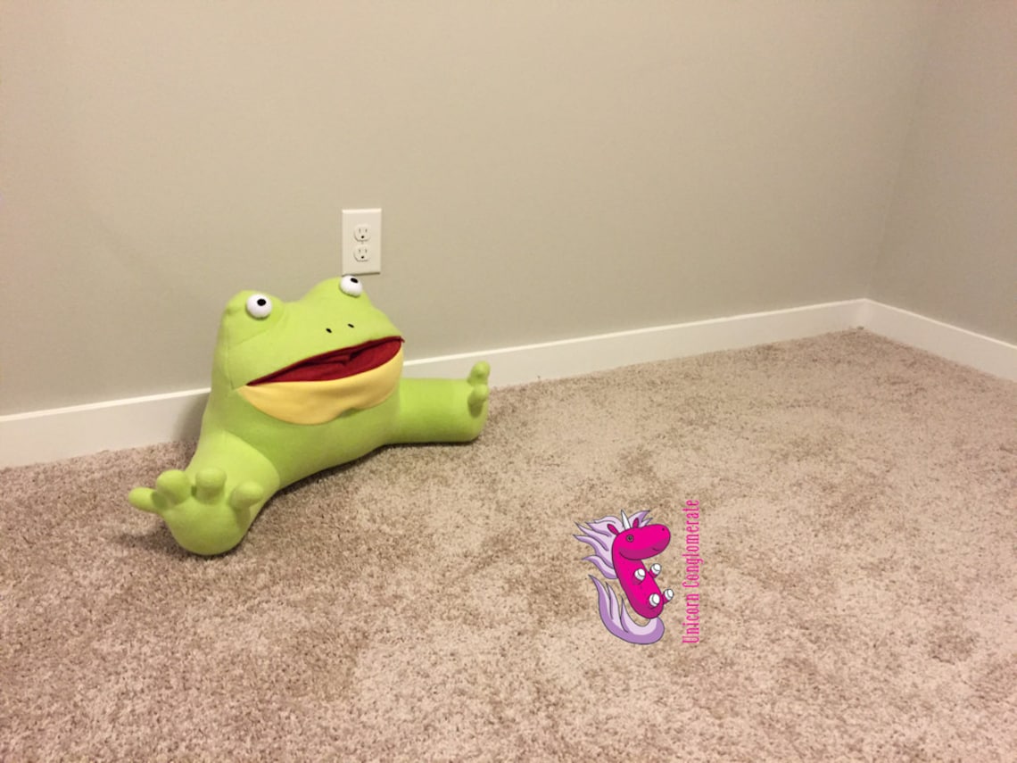 Get Out Frog Plush Pillow - Frogout Gamer Frog Internet Meme Goon ...