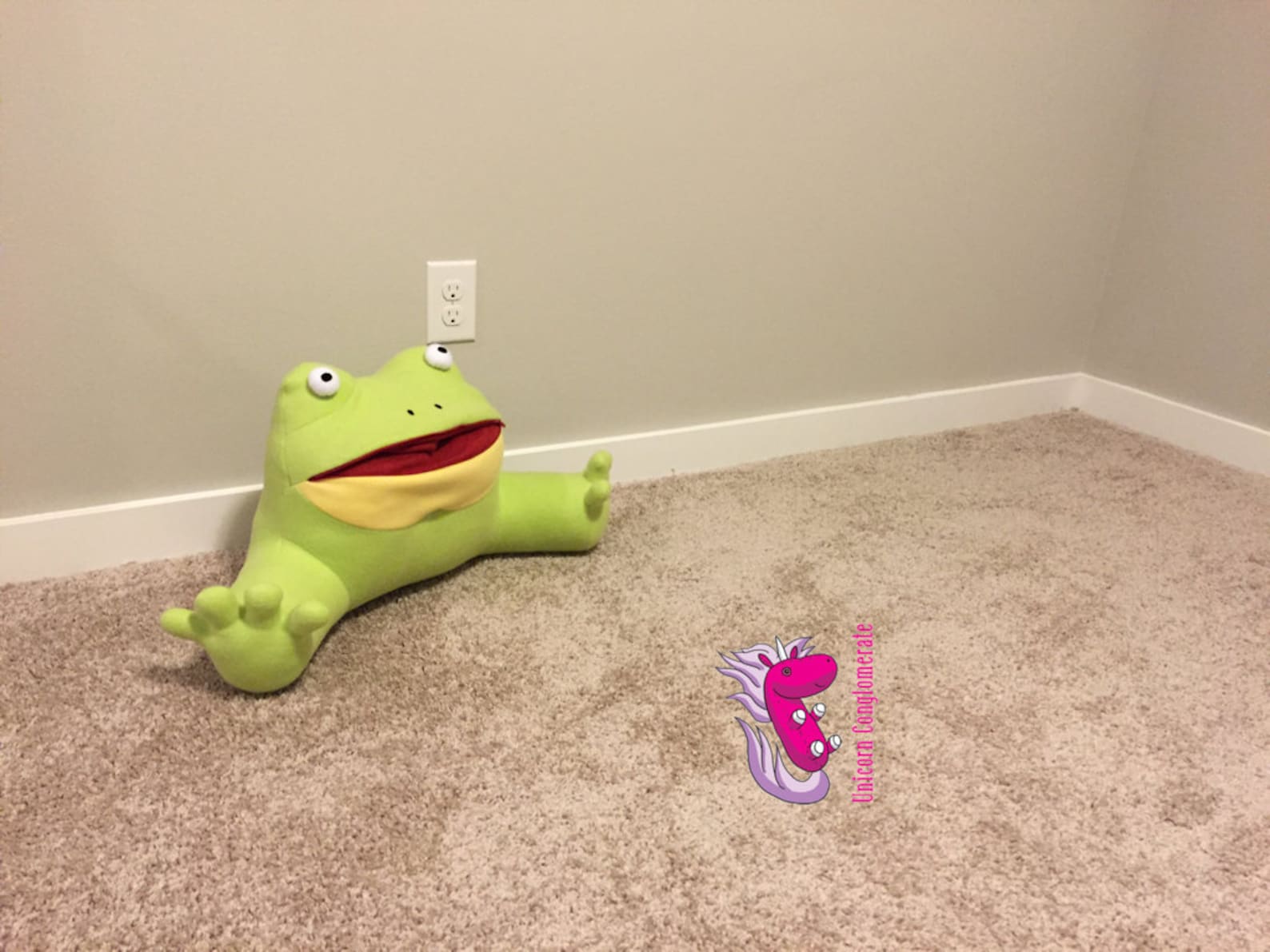 Get Out Frog Plush Pillow Frogout Gamer Frog Internet Meme Goon ...