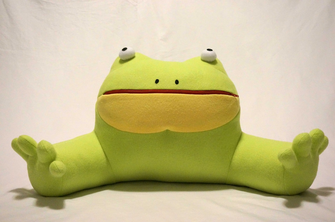 Get Out Frog Plush Pillow - Frogout Gamer Frog Internet Meme Goon ...