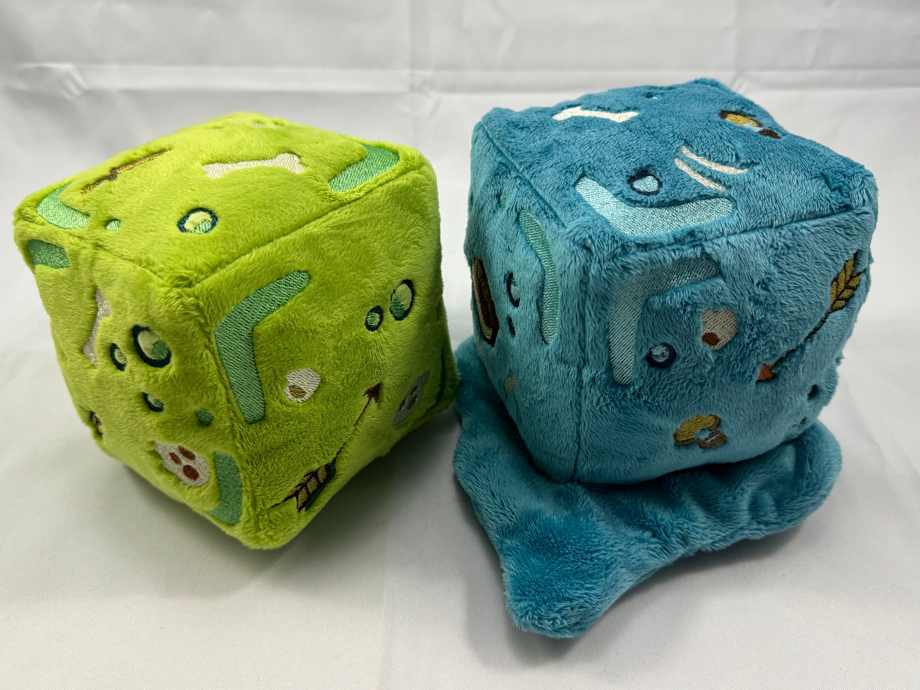 Gelatinous Cube Plush Embroidered Details RPG Dice Game Stuffed - Etsy