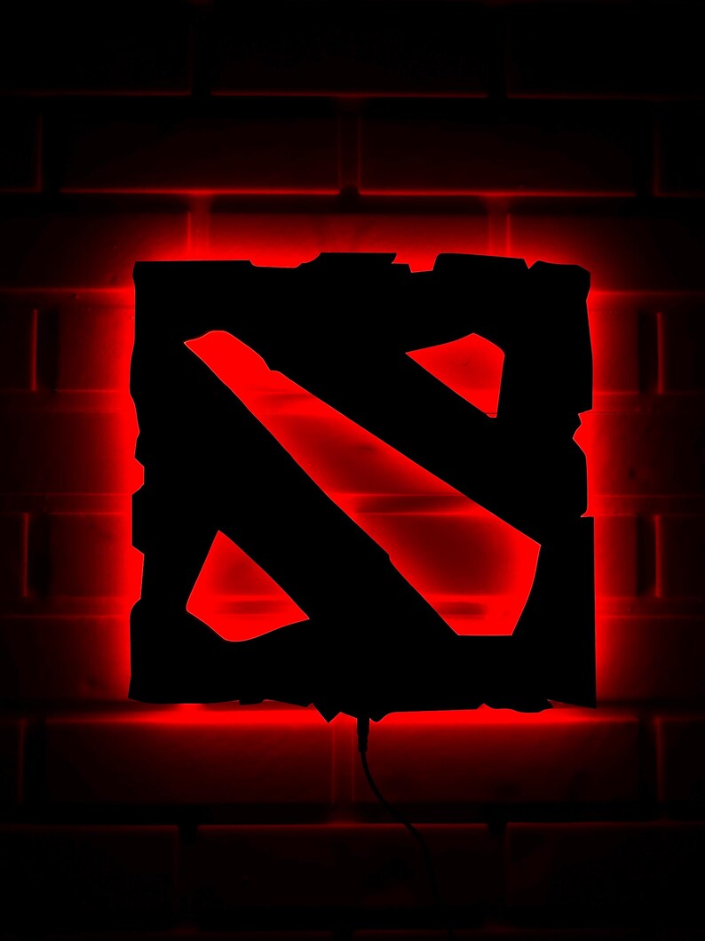 Dota Led Sign, Dota Wall Art, Dota Wall Sign, Dota Wall Decor, Dota ...