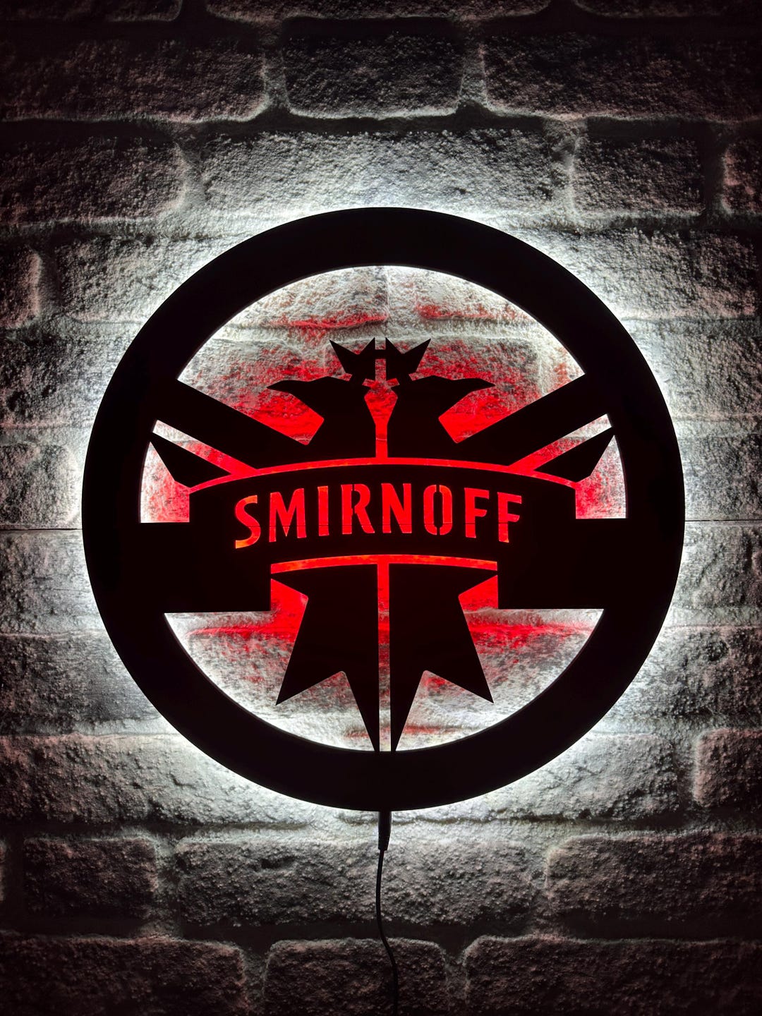 Smirnoff Led Sign, Smirnoff Wall Art, Smirnoff Wall Sign, Smirnoff Wall ...